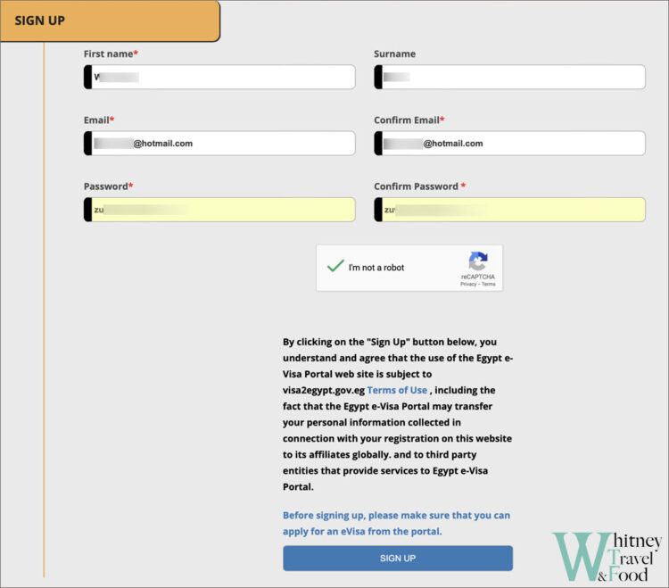 Egypt e-Visa: How to Apply Online - Step-by-Step Guide | Whitney's ...
