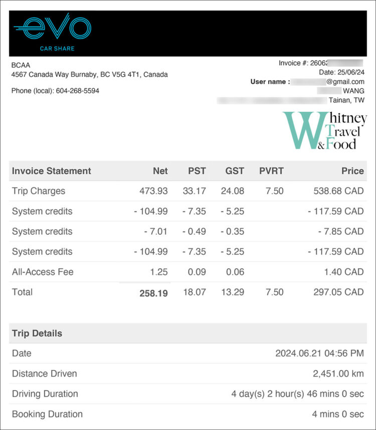 Apply for Evo Car Share with Non-BC Driver's License in Vancouver | Whitney's Travel & Food