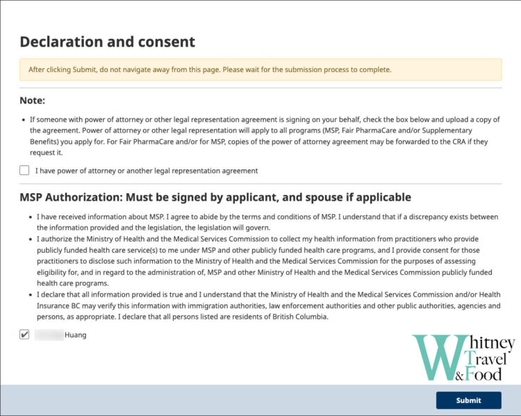 How to Apply for MSP in Vancouver BC and Pay for MSP Fees? | Whitney's ...
