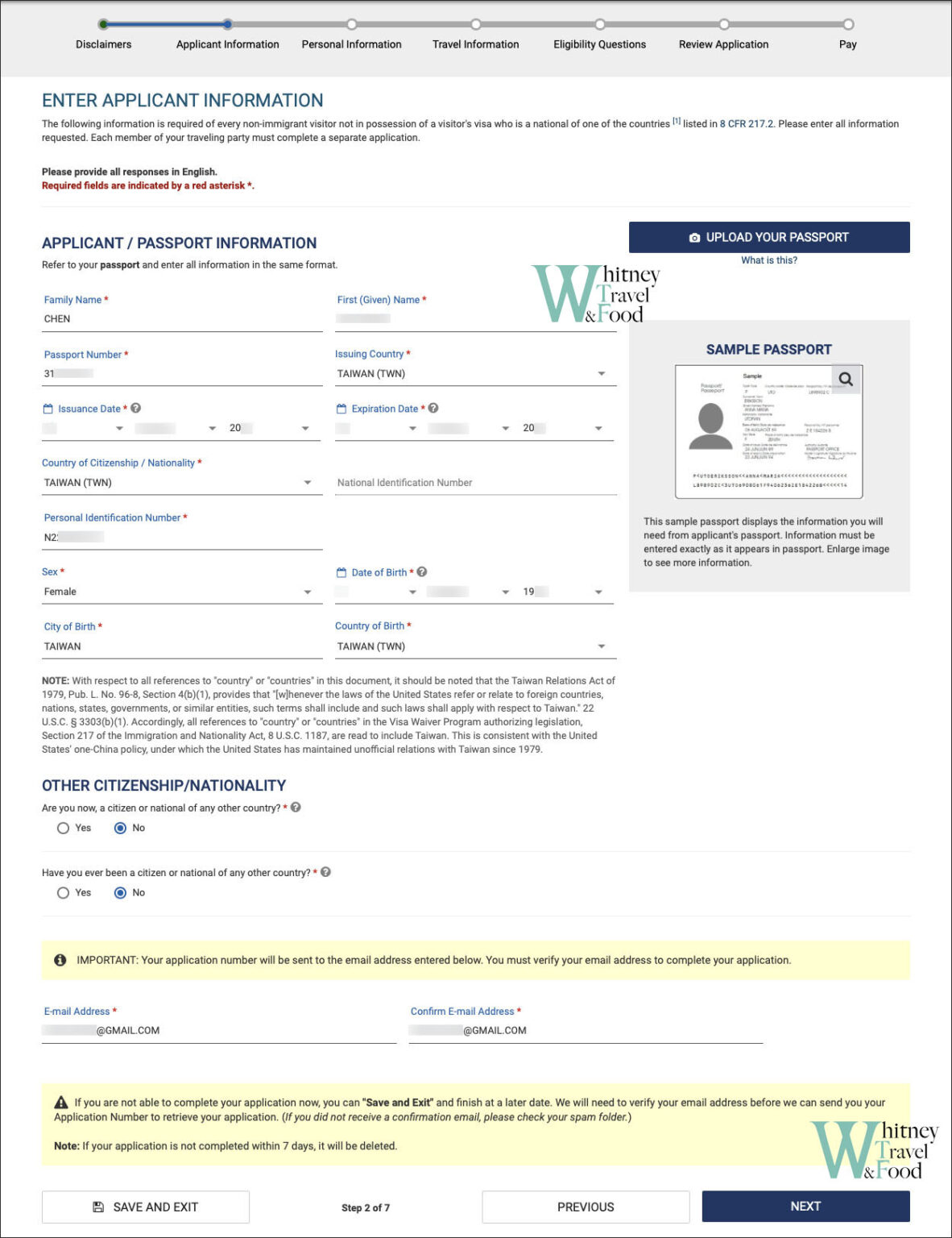 USA ESTA: How to Apply Online – Step-by-Step Guide | Whitney's Travel ...