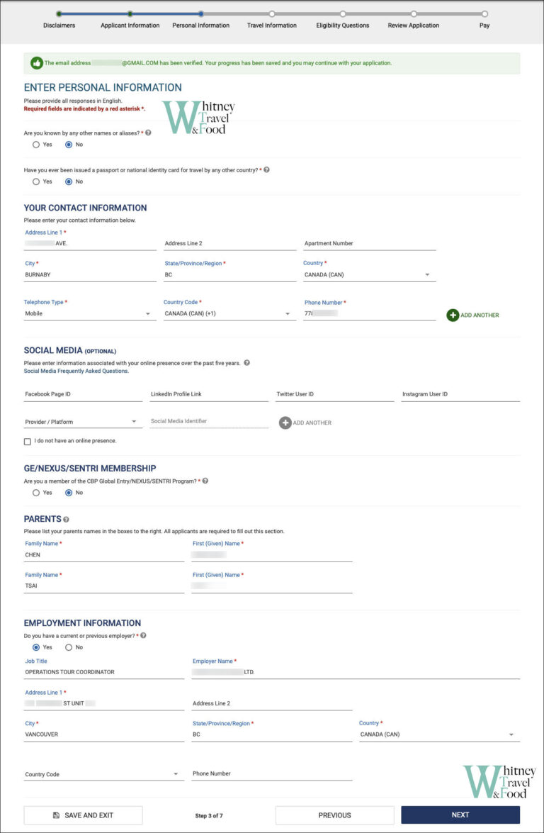 USA ESTA: How to Apply Online – Step-by-Step Guide | Whitney's Travel ...